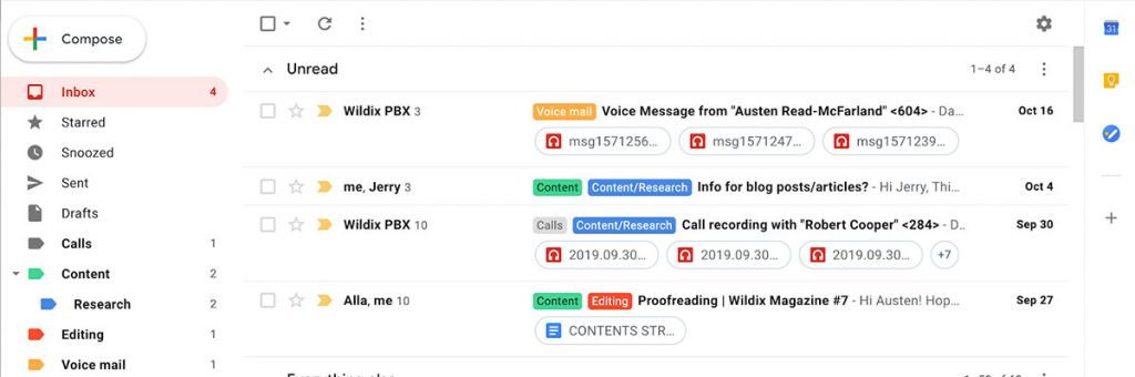 Quick Tips for Organizing Your Gmail Inbox - Wildix Blog